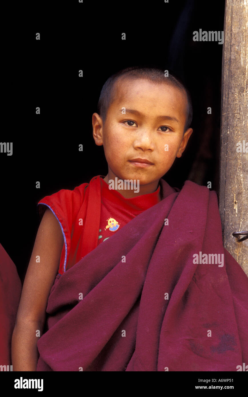 Asia, Nepal, Kathmandu. Buddhist Monk Stock Photo - Alamy