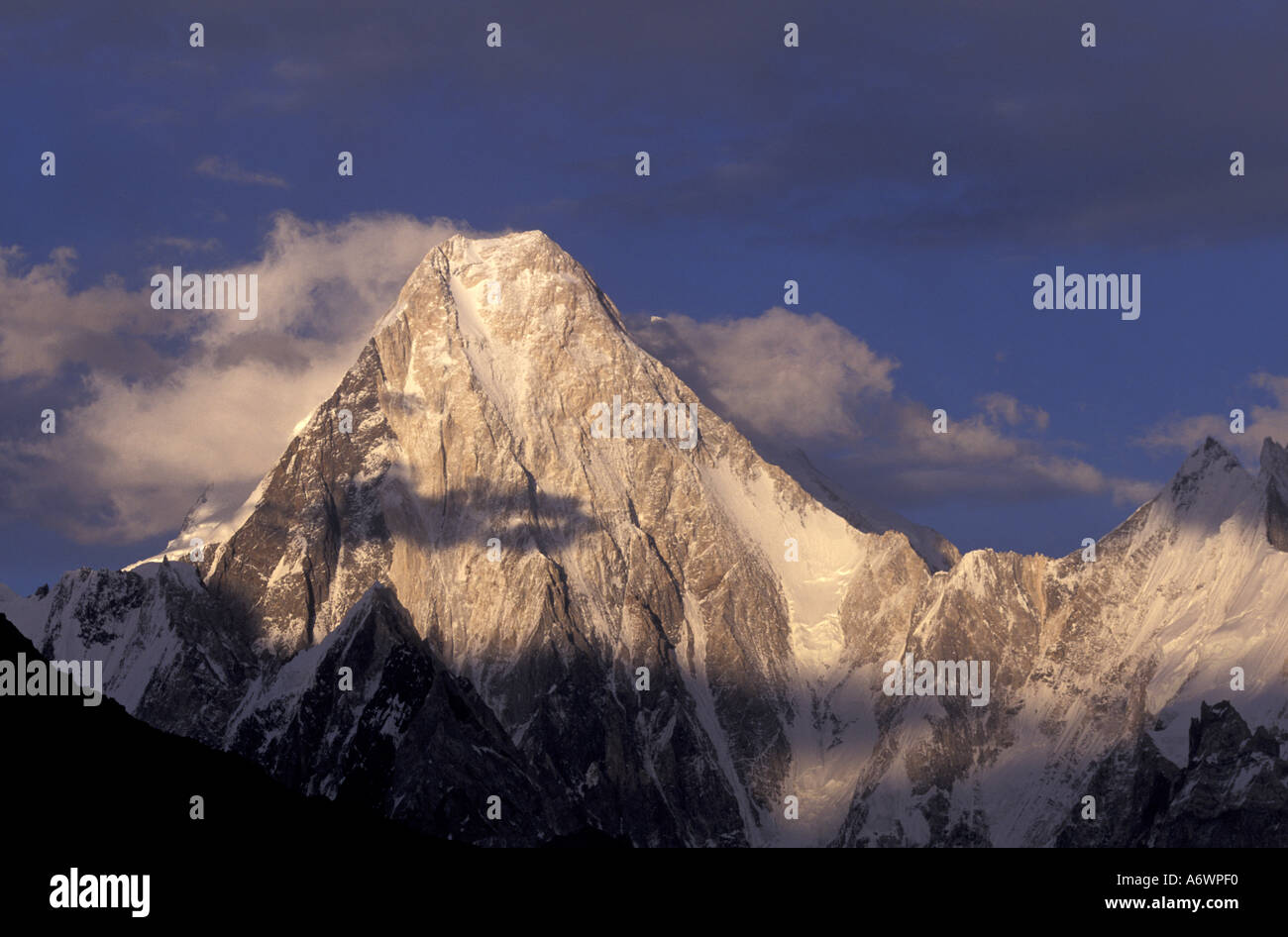 Pakistan, Kashmir, Himalayas, Great Karakoram, Gaserbrum IV Peak ...