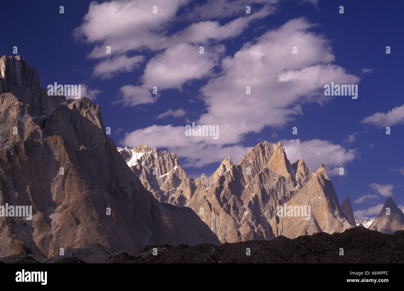 Pakistan, Baltoro Muztagh Range, Grand Cathedral Stock Photo - Alamy
