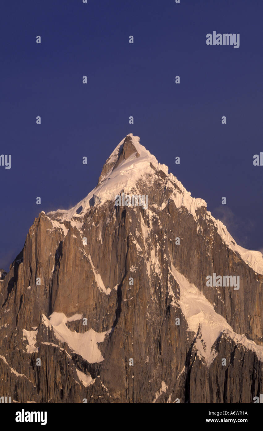 Pakistan, Baltoro Muztagh Range. Paiju Peak, 21,650 Feet tall Stock ...
