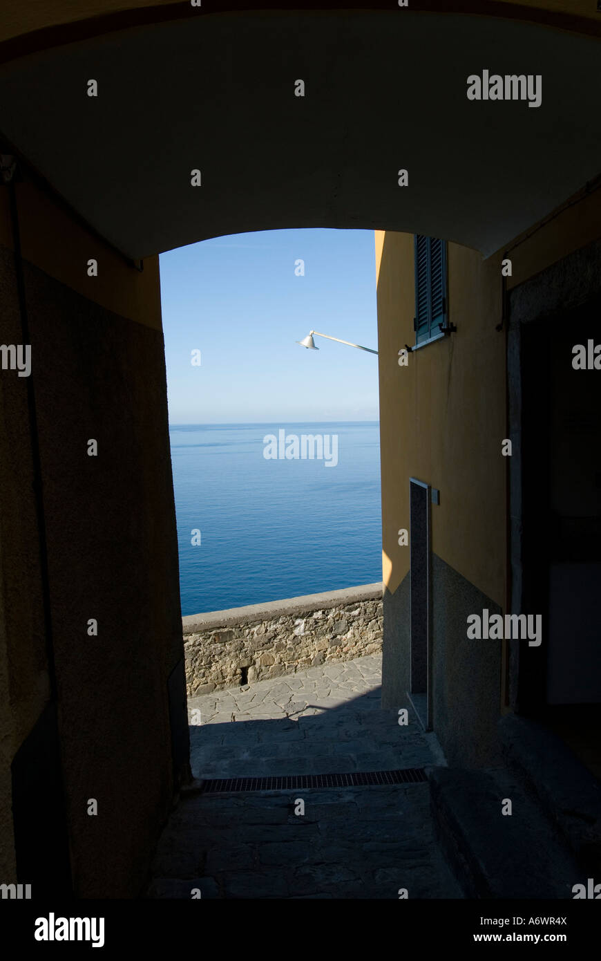 5 Cinque Terre UNESCO protected territory Stock Photo - Alamy