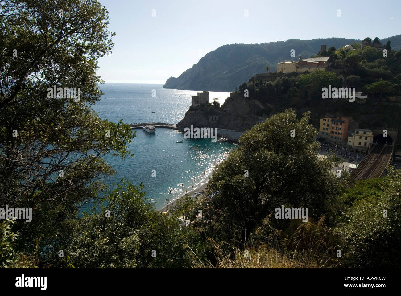 5 Cinque Terre UNESCO protected territory Stock Photo - Alamy