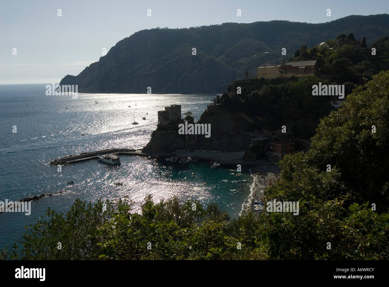 5 Cinque Terre UNESCO protected territory Stock Photo - Alamy