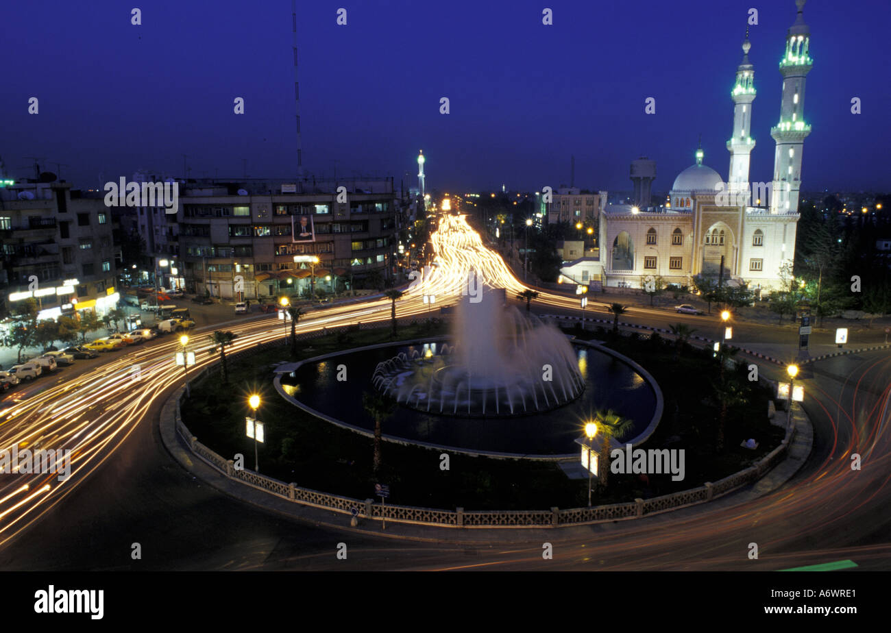 Traffic roundabout syria hi-res stock photography and images - Alamy