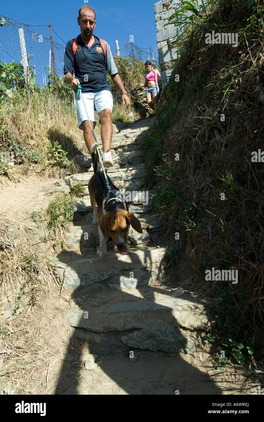 5 Cinque Terre UNESCO protected territory Stock Photo - Alamy