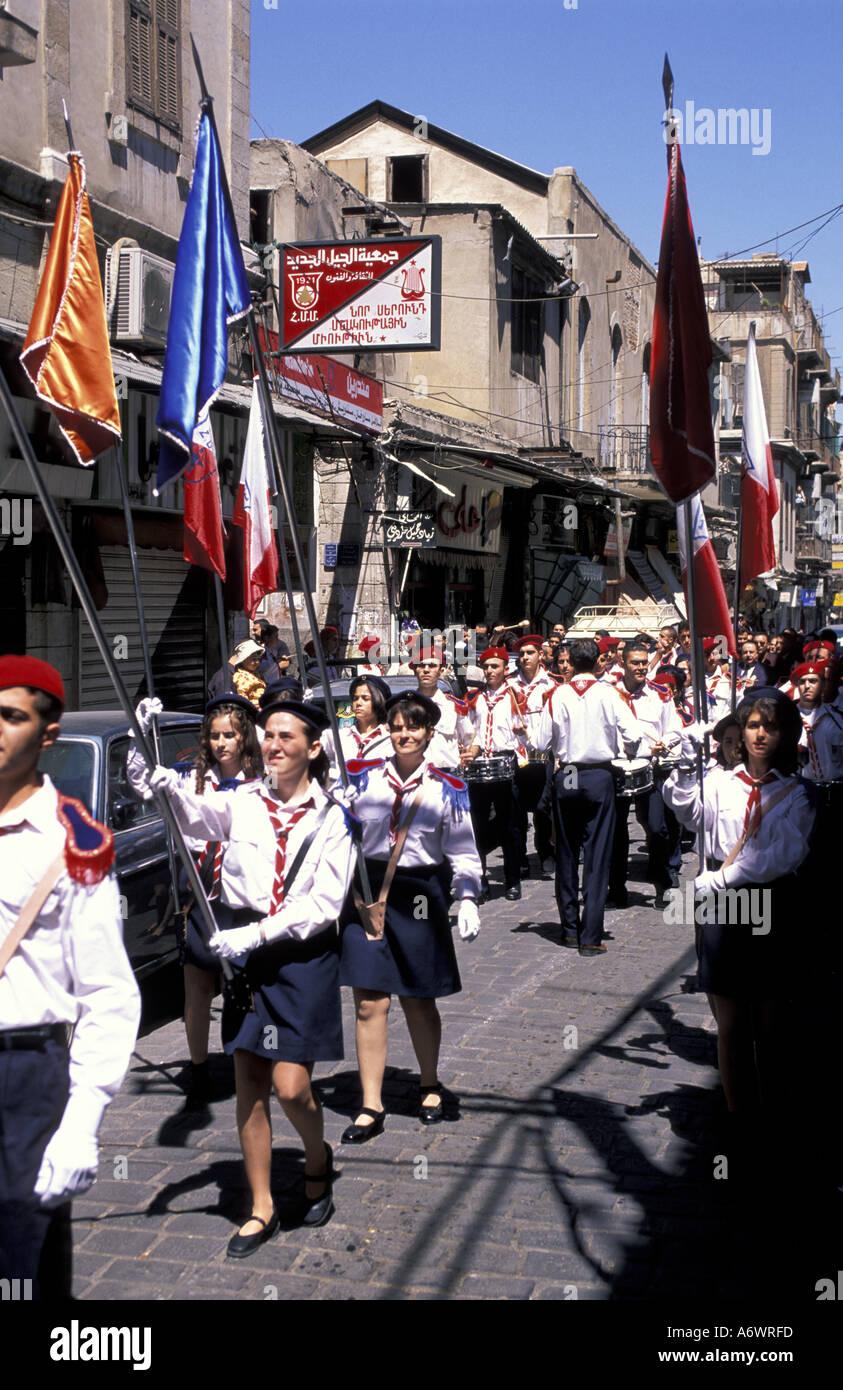 Syria, Damascus, Easter Parade Stock Photo - Alamy