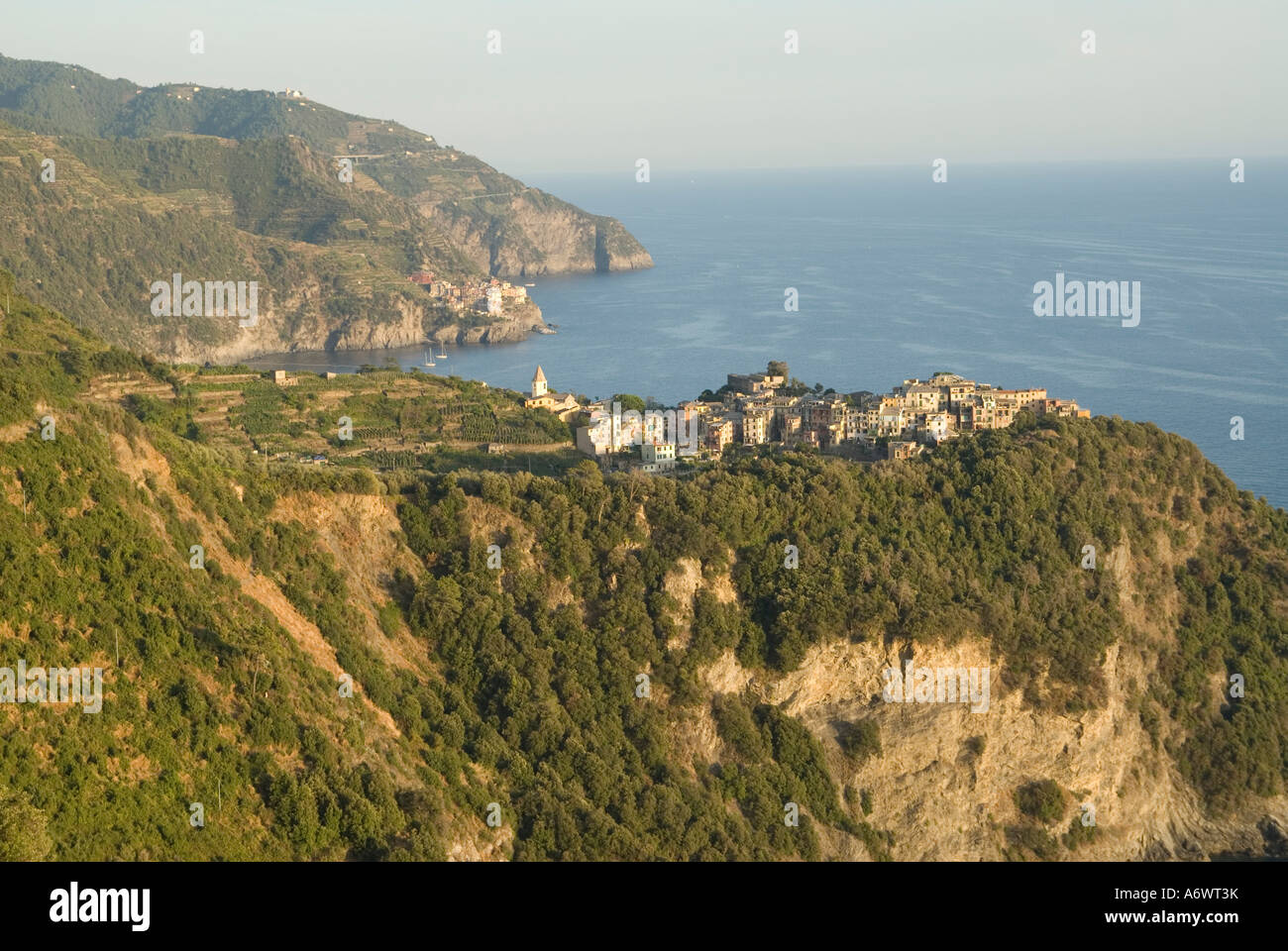 5 Cinque Terre UNESCO protected territory Stock Photo - Alamy