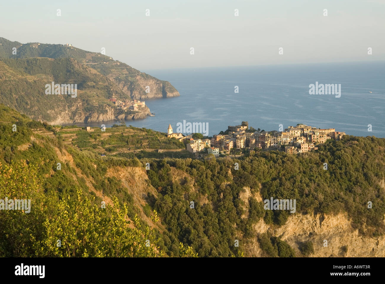 5 Cinque Terre UNESCO protected territory Stock Photo - Alamy