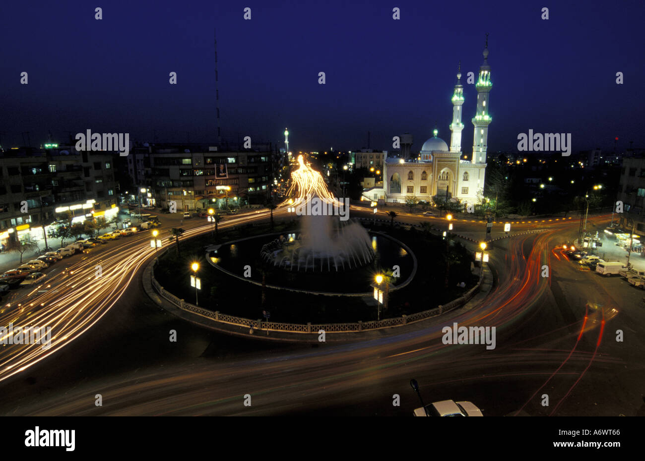 Traffic roundabout syria hi-res stock photography and images - Alamy