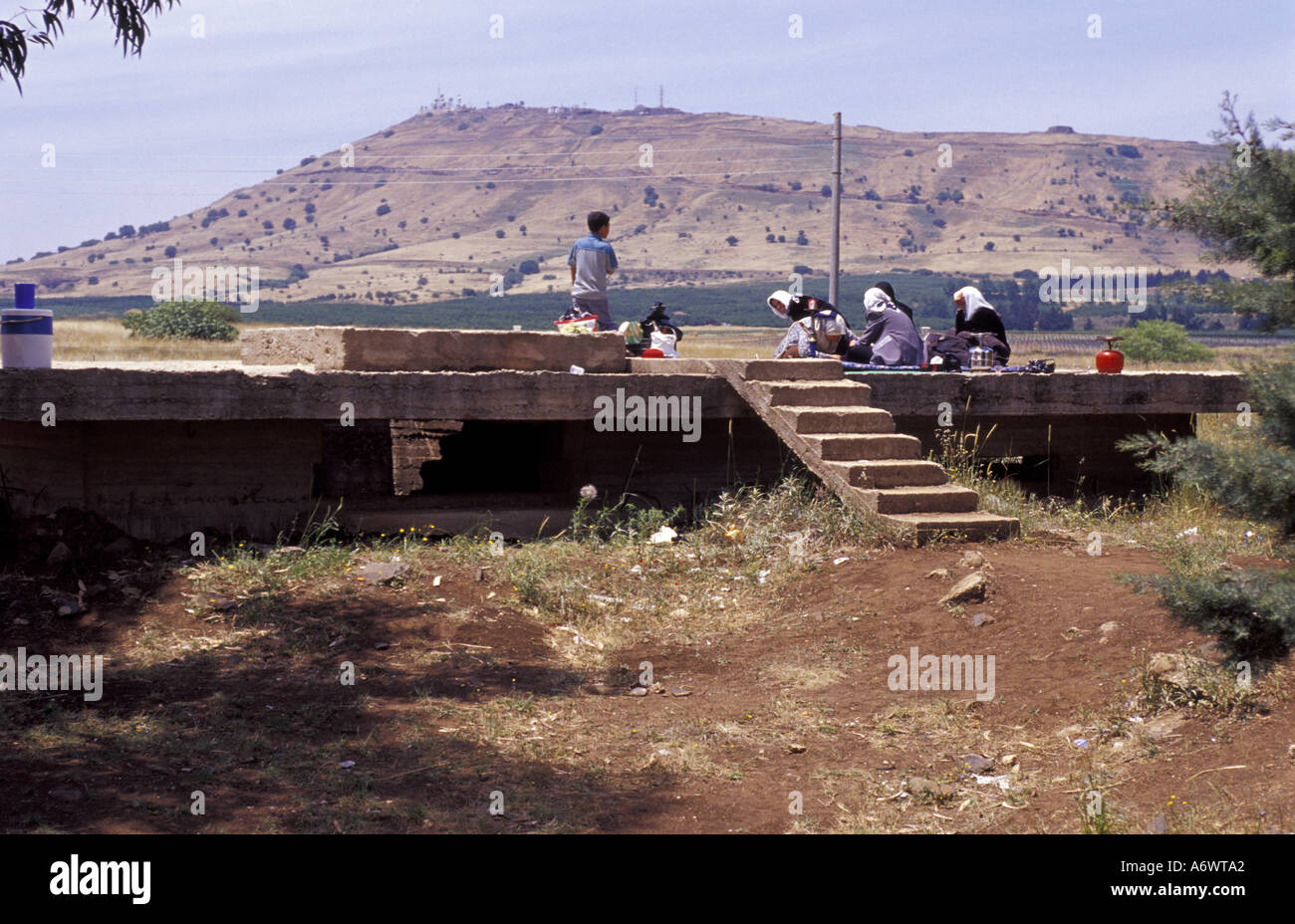 Syria, Golan Heights, Village flattened during 6-Day War Stock Photo ...