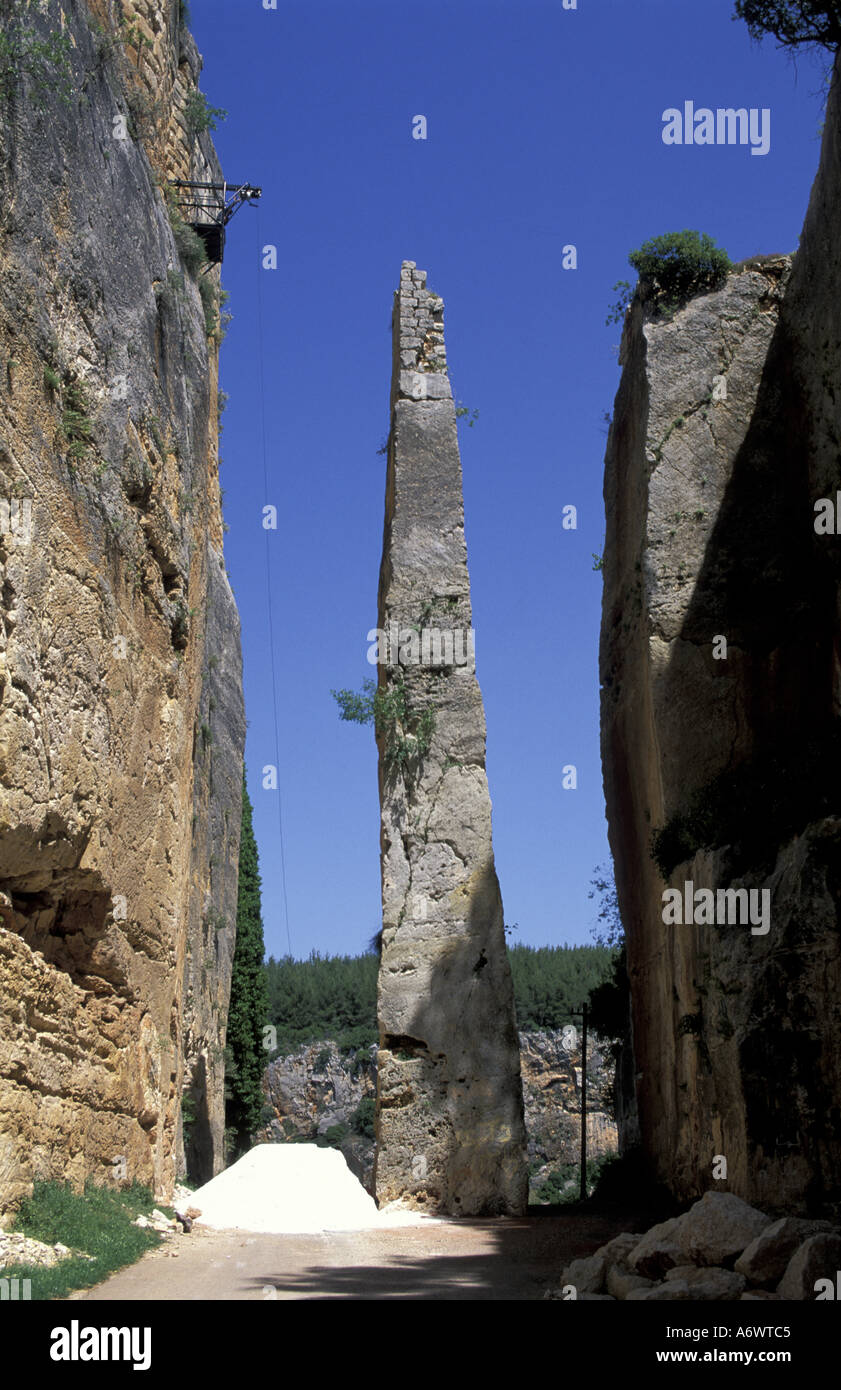 Syria, Saladin's Castle, Historic crusader castle Stock Photo - Alamy
