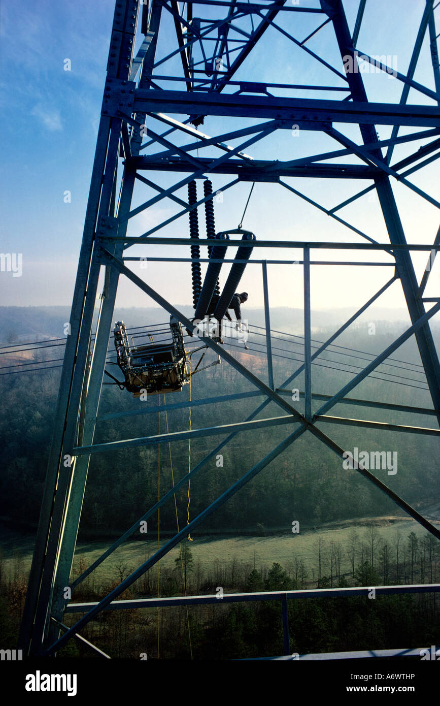 Extra high voltage power lines hi-res stock photography and images - Alamy