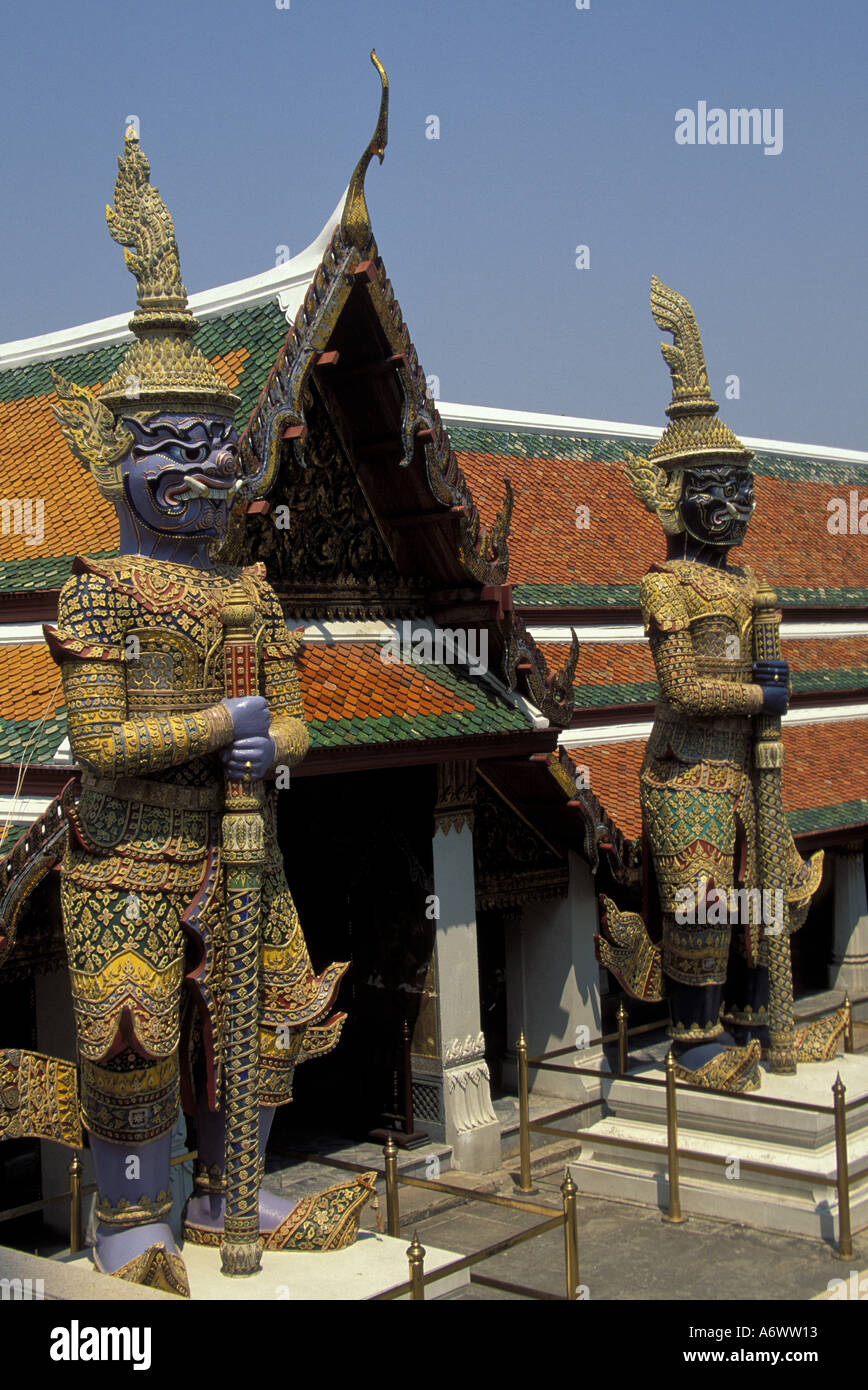 Asia, Thailand, Bangkok Holy Guards at the Grand Palace Stock Photo - Alamy
