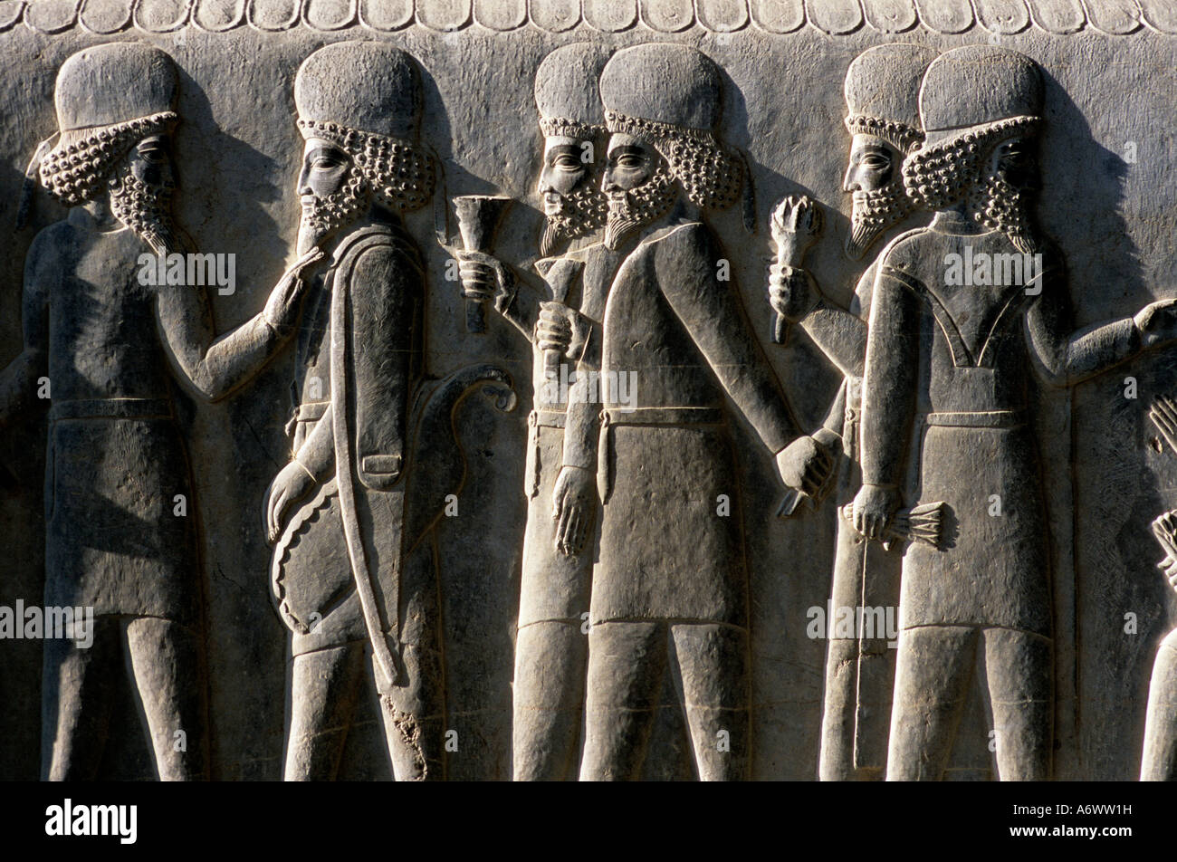 Iran: The Apadana Staircase at Persepolis, near Shiraz Stock Photo - Alamy