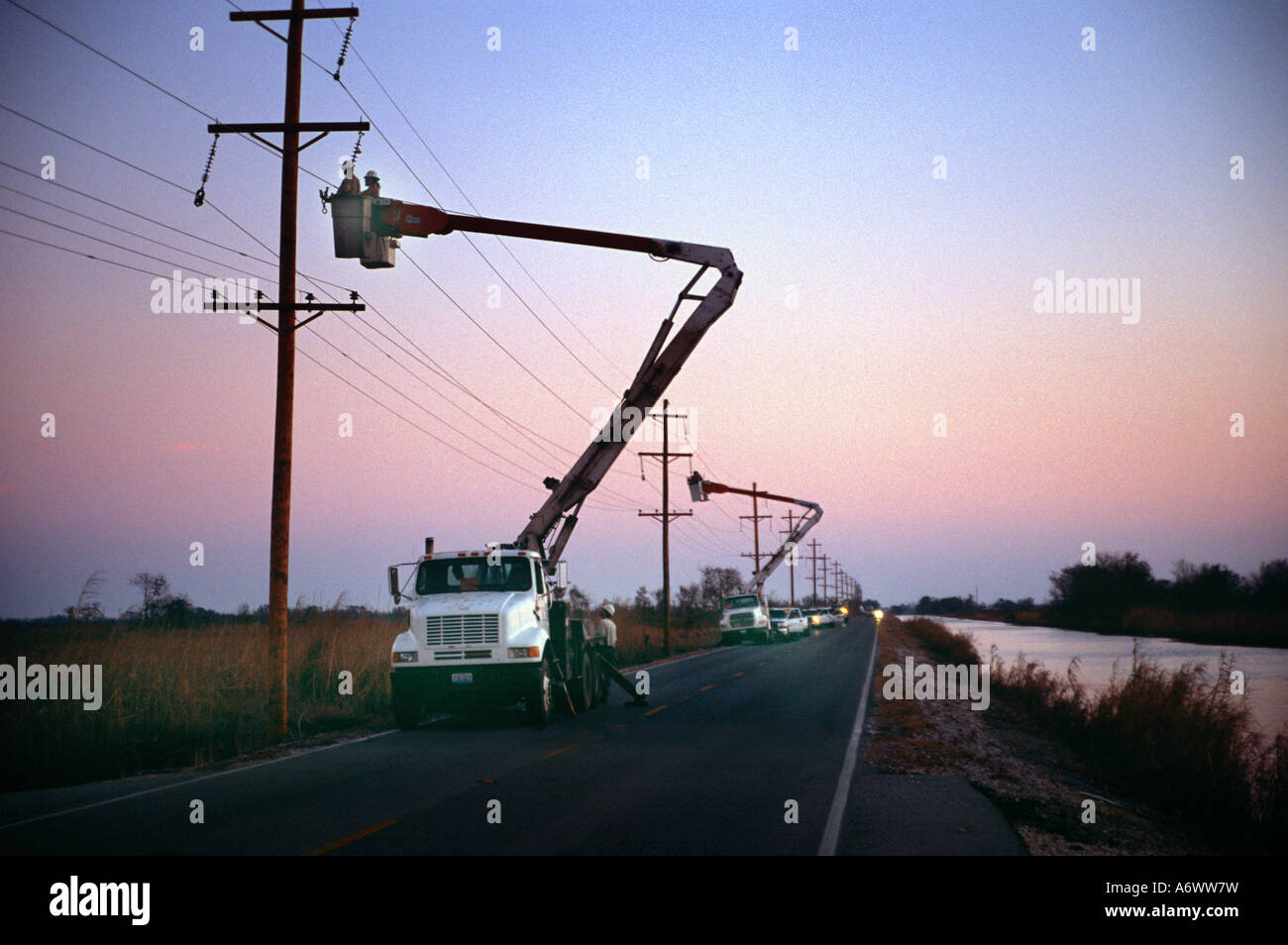 Following Hurricane Rita;s devastating storm surge, emergency line ...