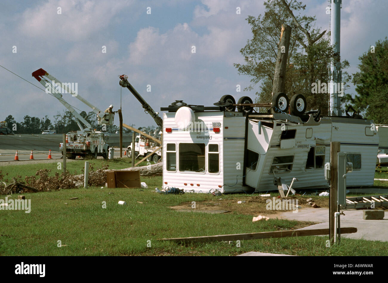 After Hurricane Rita in Texas and Louisiana, American Electric Power ...