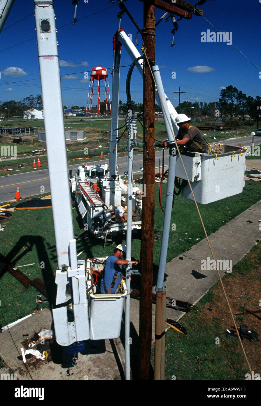 After Hurricane Rita in Texas and Louisiana, American Electric Power ...