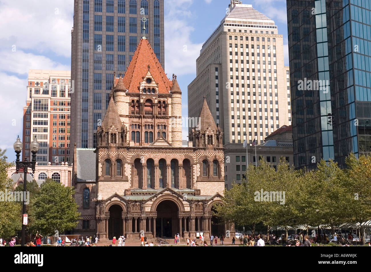 Boston Trinity Church, Mass, USA Stock Photo - Alamy