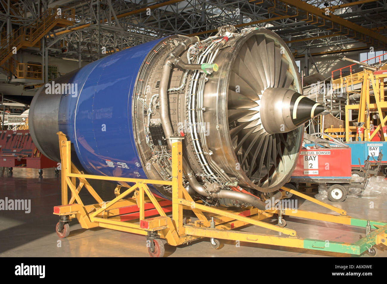 Rolls Royce Engine Dolly Boeing 747 Jumbo Jet Aircraft Maintenance ...
