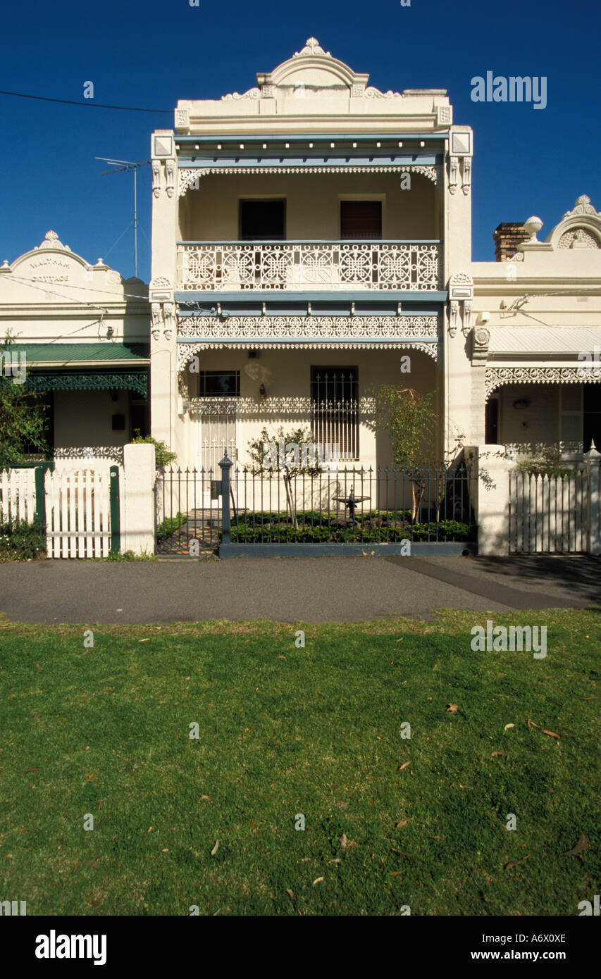 Victorian Terraces Melbourne Australia Stock Photo - Alamy