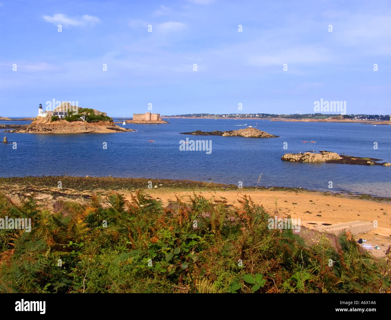 france brittany finistere carentec pen al lann point pointe de pen al ...