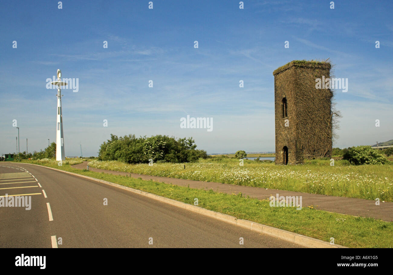 Brunel s Tower Brunel Dock Baglan Energy Park Briton Ferry South Wales ...