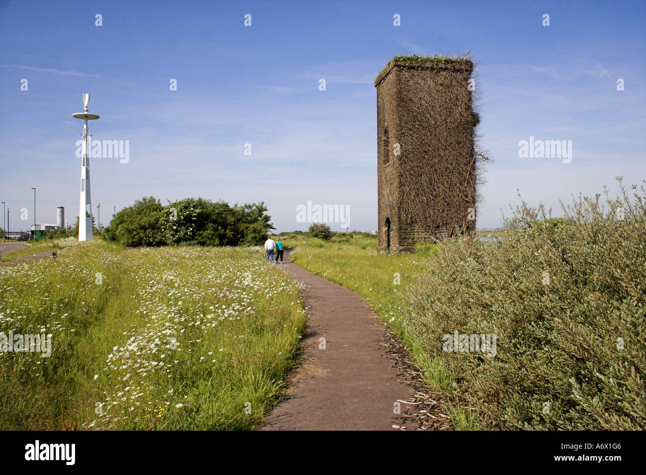 Brunel s Tower Brunel Dock Baglan Energy Park Briton Ferry South Wales ...