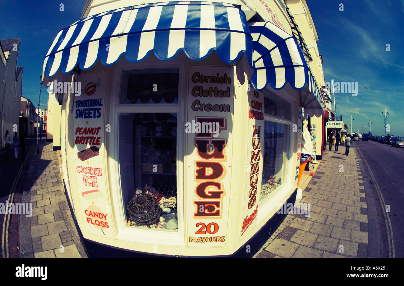 corner sweet shop, Bognor Regis, Sussex, England Stock Photo - Alamy