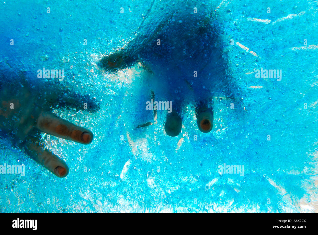 Frozen Doll hands Stock Photo - Alamy