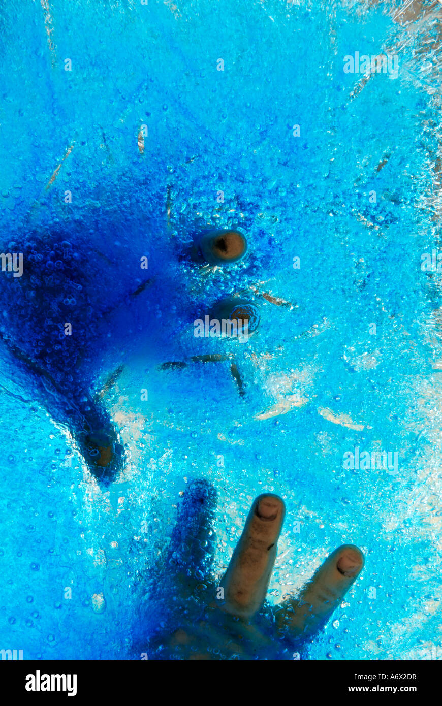 Frozen Doll hands Stock Photo - Alamy
