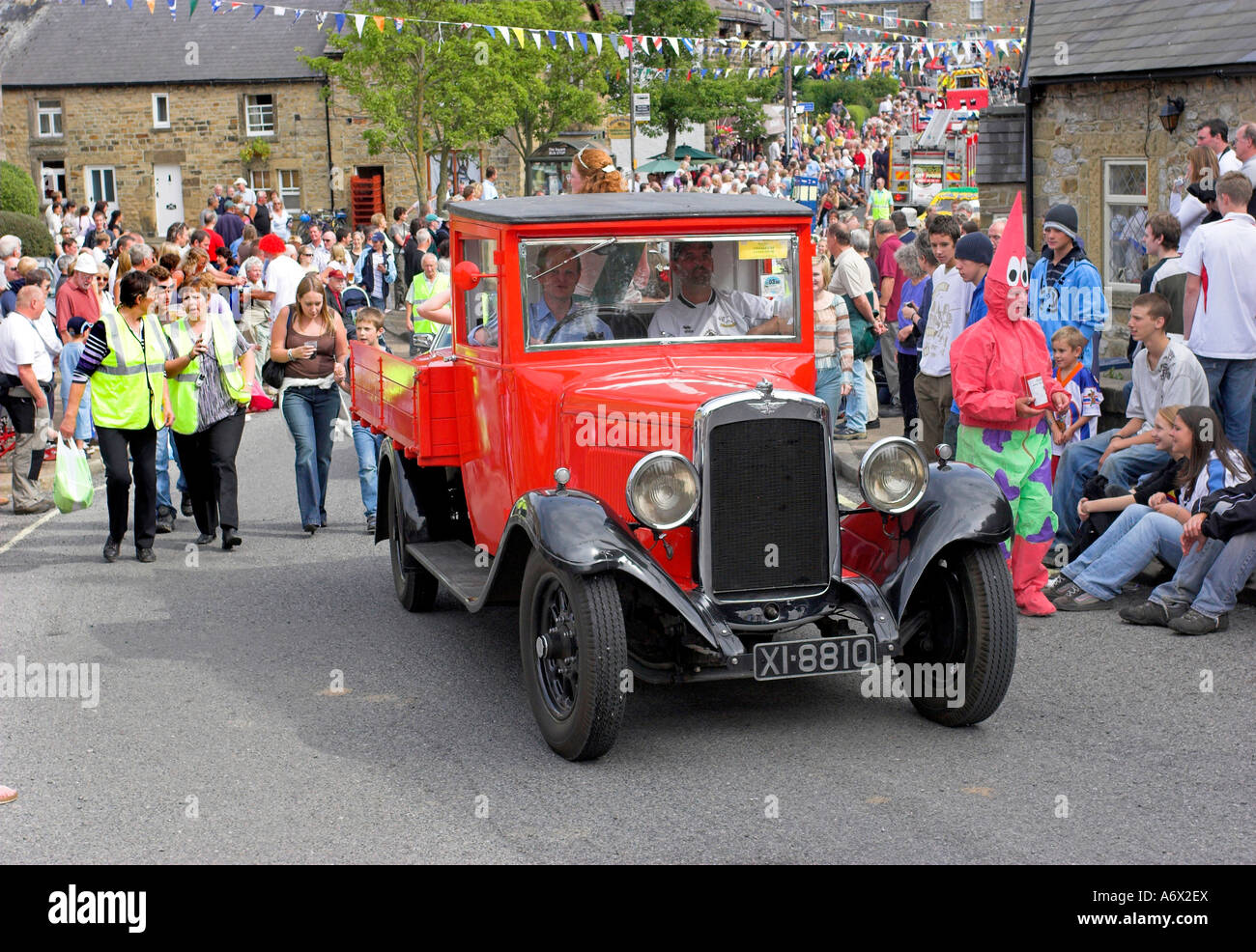Old car in Village Carnival Stock Photo - Alamy