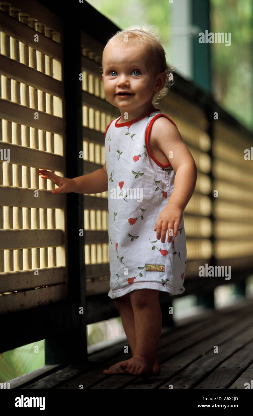 Childs first walk Sydney Australia Stock Photo - Alamy