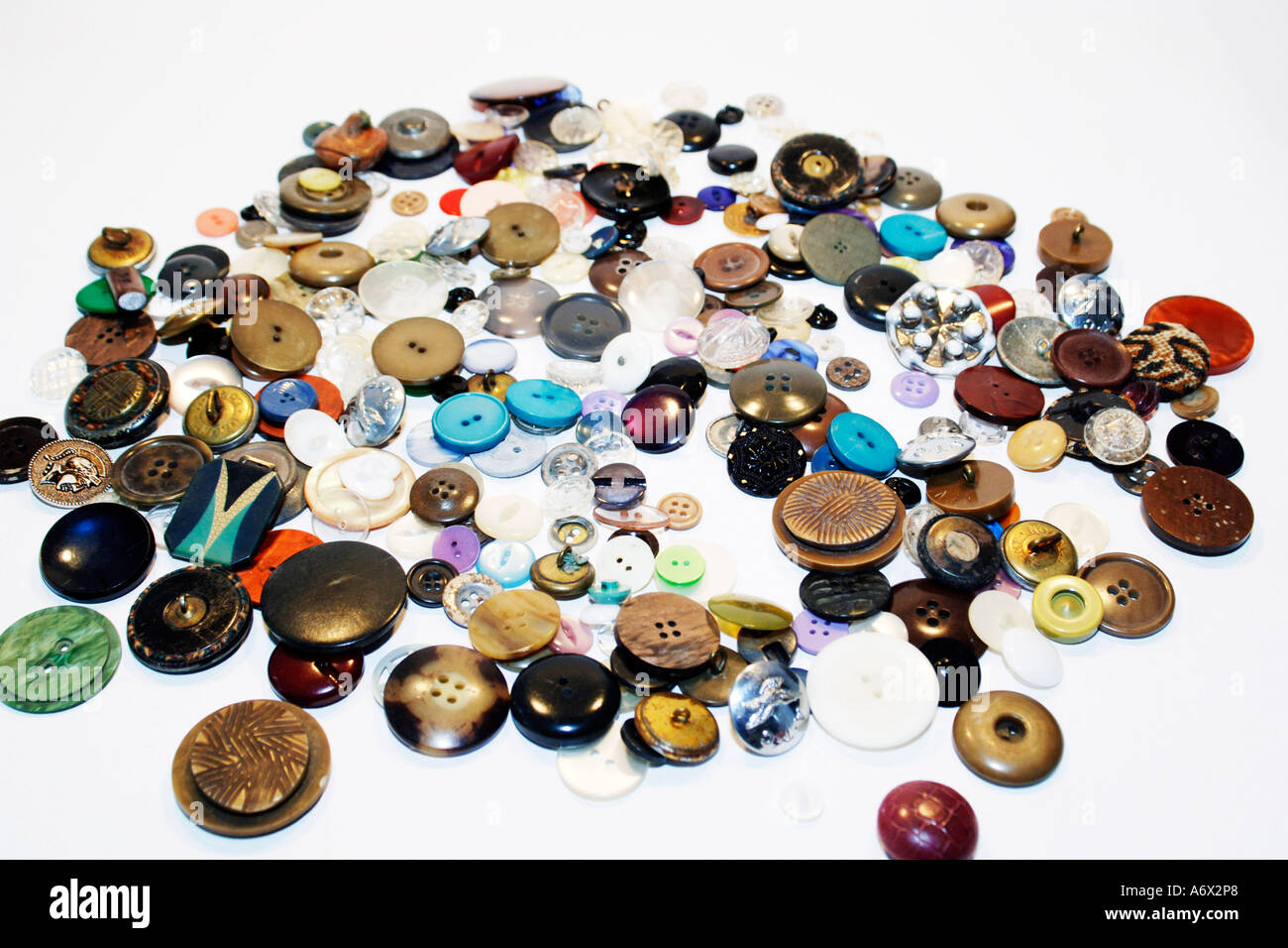 Multi-colored, Vast Selection of Buttons Stock Photo - Alamy