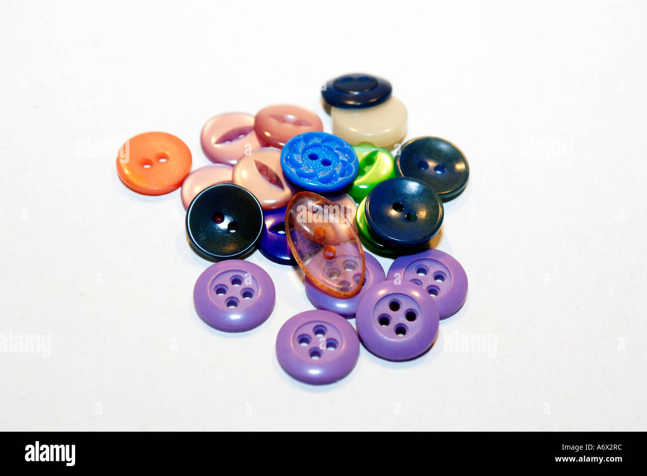 Multi-colored, Vast Selection of Buttons Stock Photo - Alamy