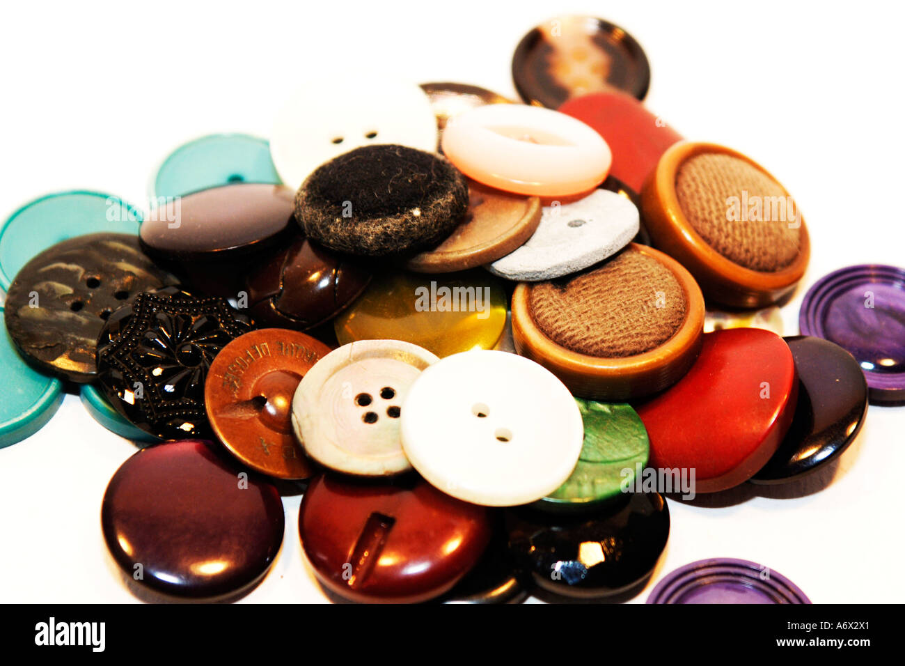 Multi-colored, Vast Selection of Buttons Stock Photo - Alamy
