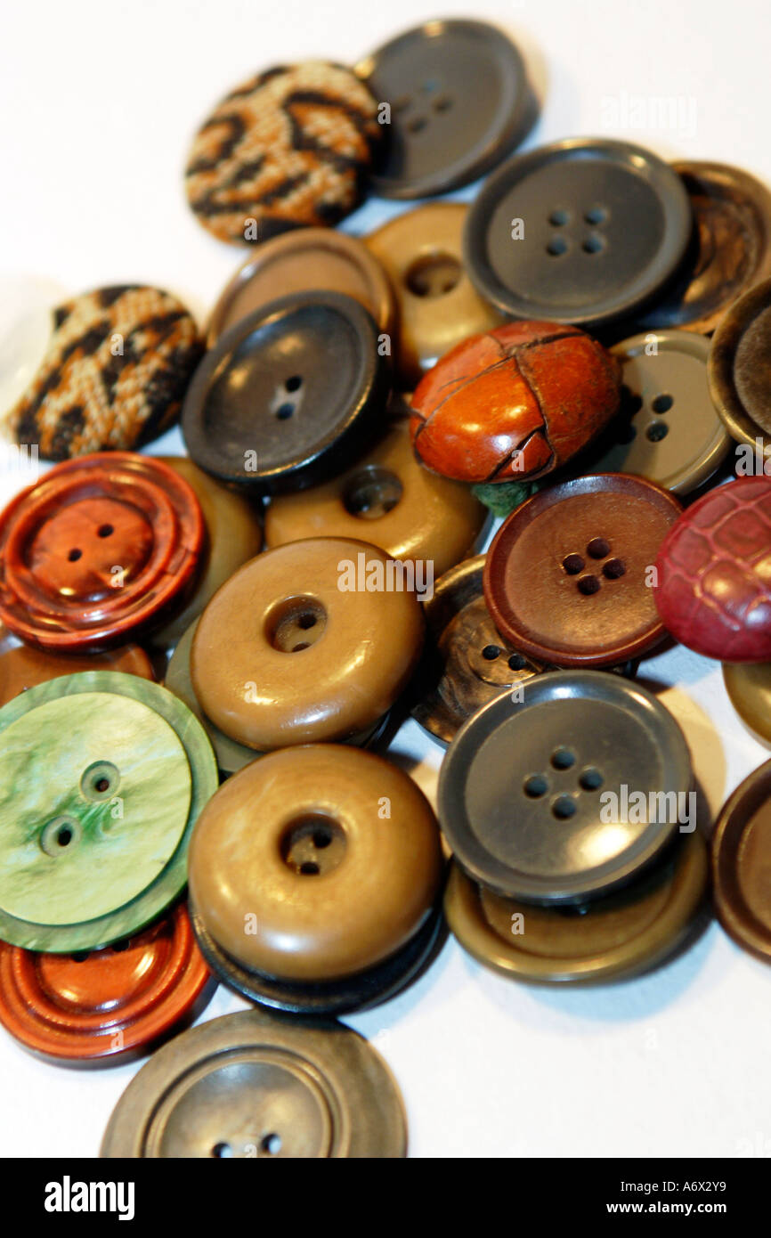 Multi-colored, Vast Selection of Buttons Stock Photo - Alamy