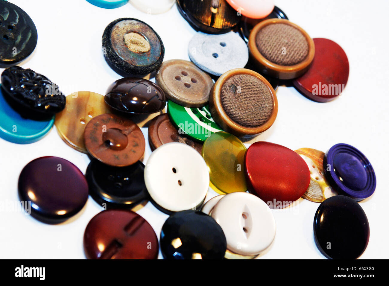 Multi-colored, Vast Selection of Buttons Stock Photo - Alamy