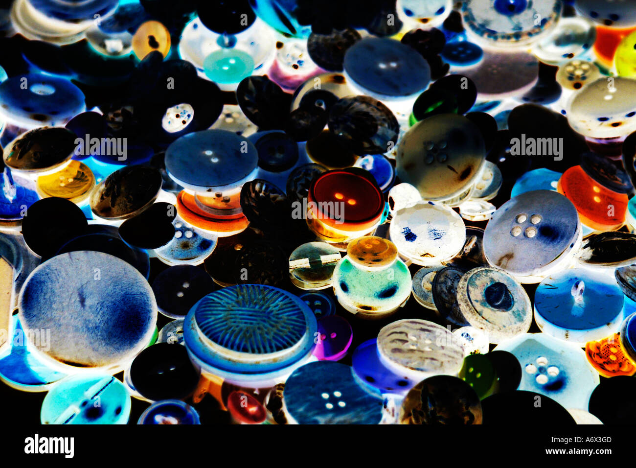 Multi-colored, Vast Selection of Buttons Stock Photo - Alamy