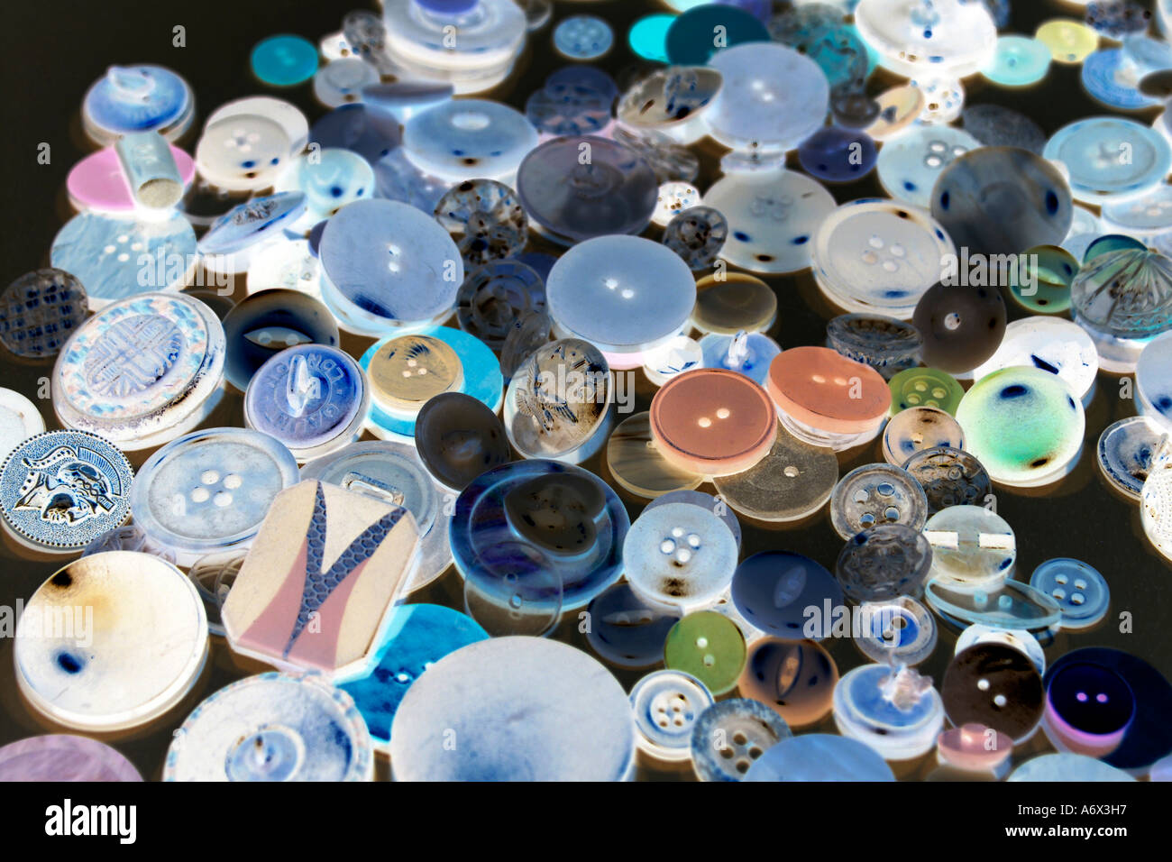 Multi-colored, Vast Selection of Buttons Stock Photo - Alamy