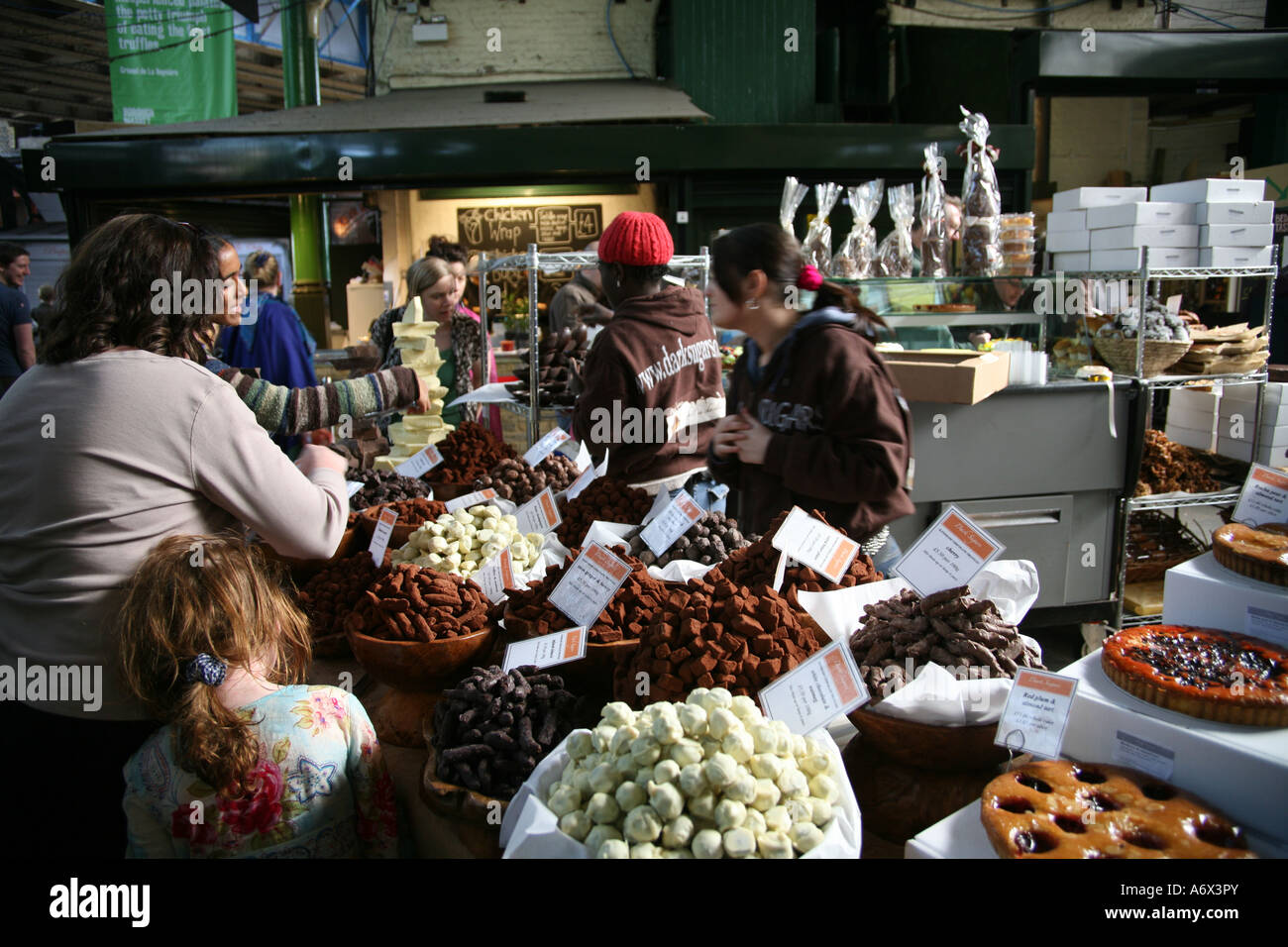Borough market london chocolate hi-res stock photography and images - Alamy