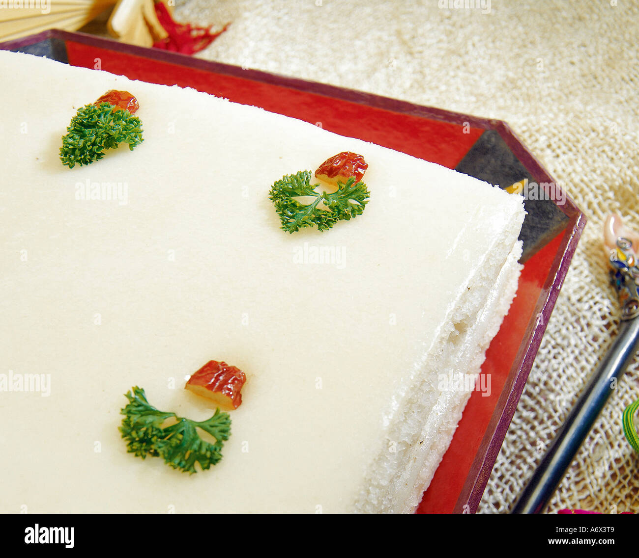 Korean steamed rice cake hi-res stock photography and images - Alamy