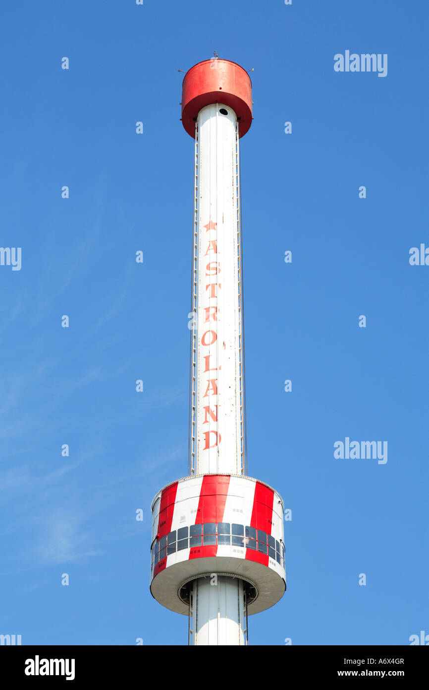Astrotower Ride Astroland Amusement Park Coney Island Brooklyn New York ...