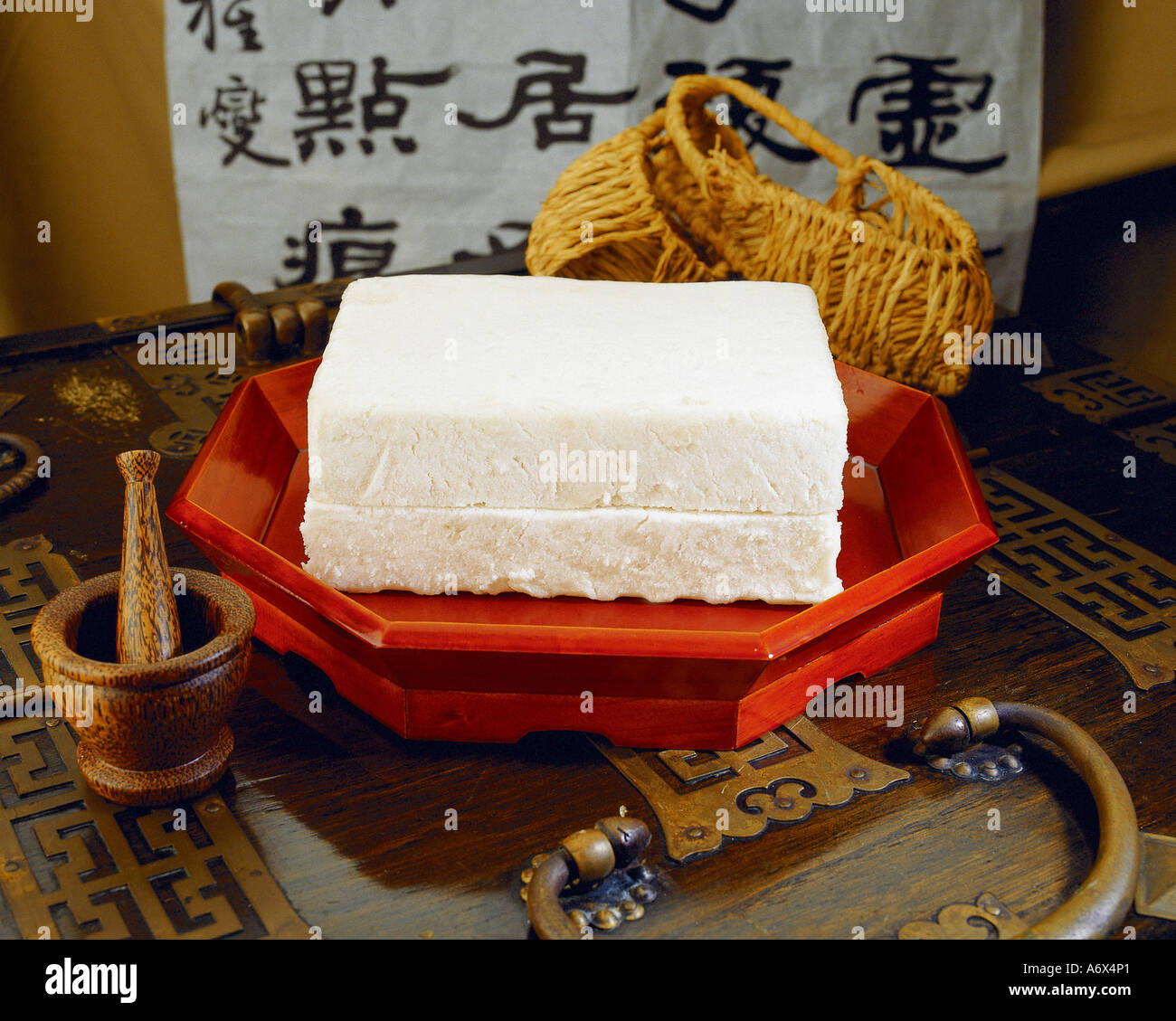 Korean steamed rice cake hi-res stock photography and images - Alamy