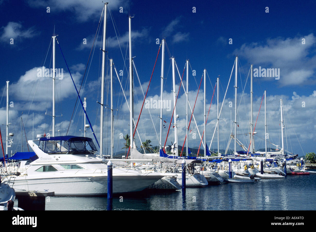 Yacht harbour Virgin Gorda Island British Virgin Islands Stock Photo ...