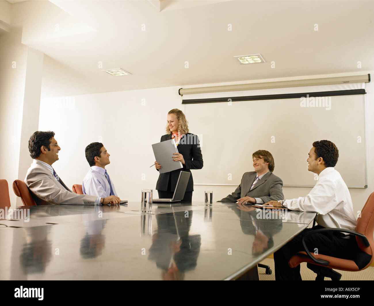 A group of professionals in a meeting in the Boardroom Stock Photo - Alamy