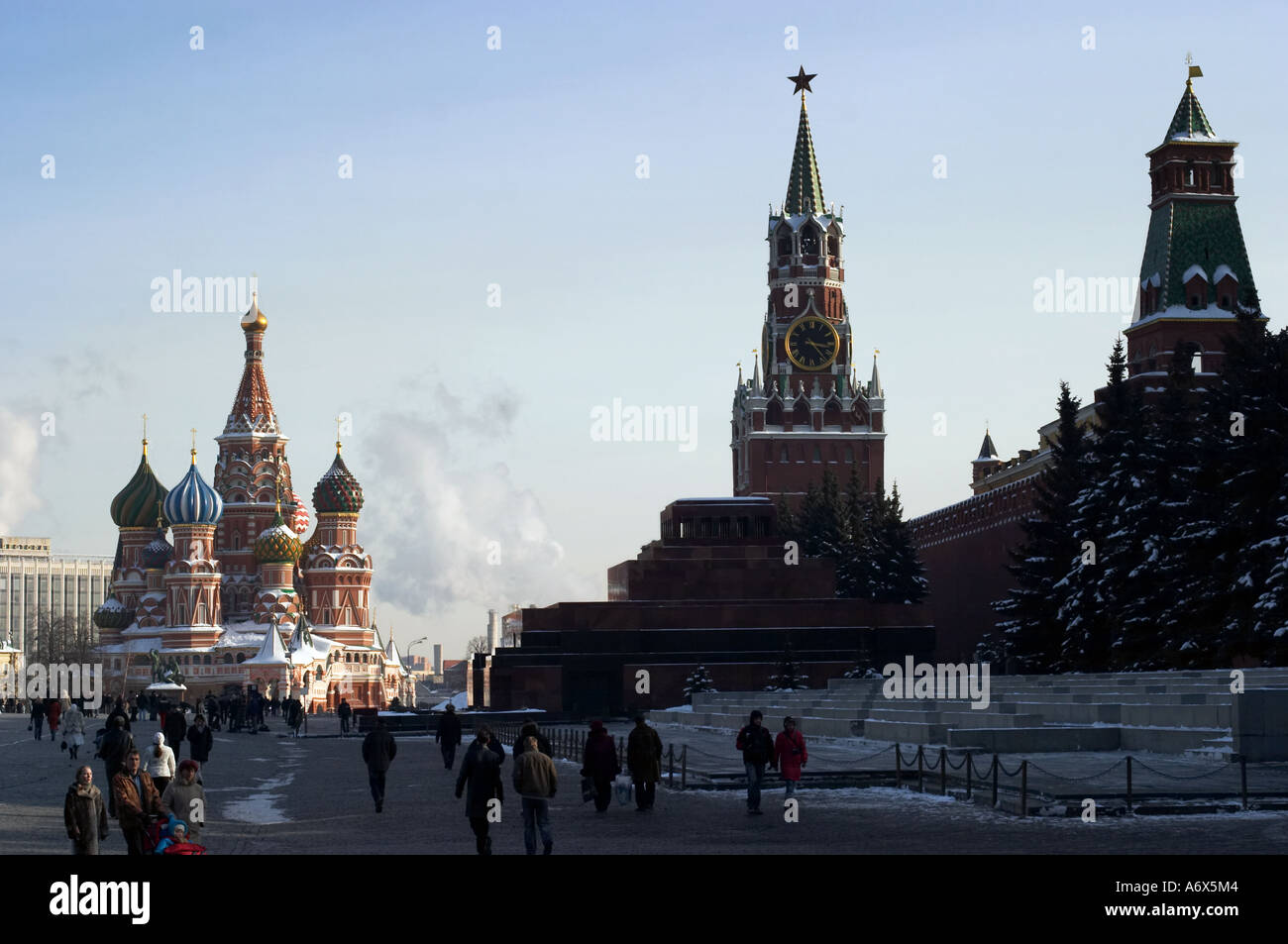 red square moscow russia Stock Photo - Alamy