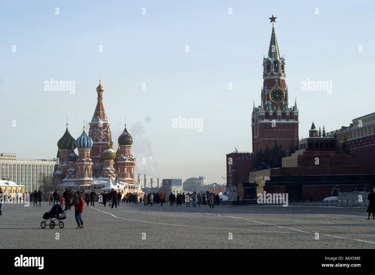 red square moscow russia Stock Photo - Alamy