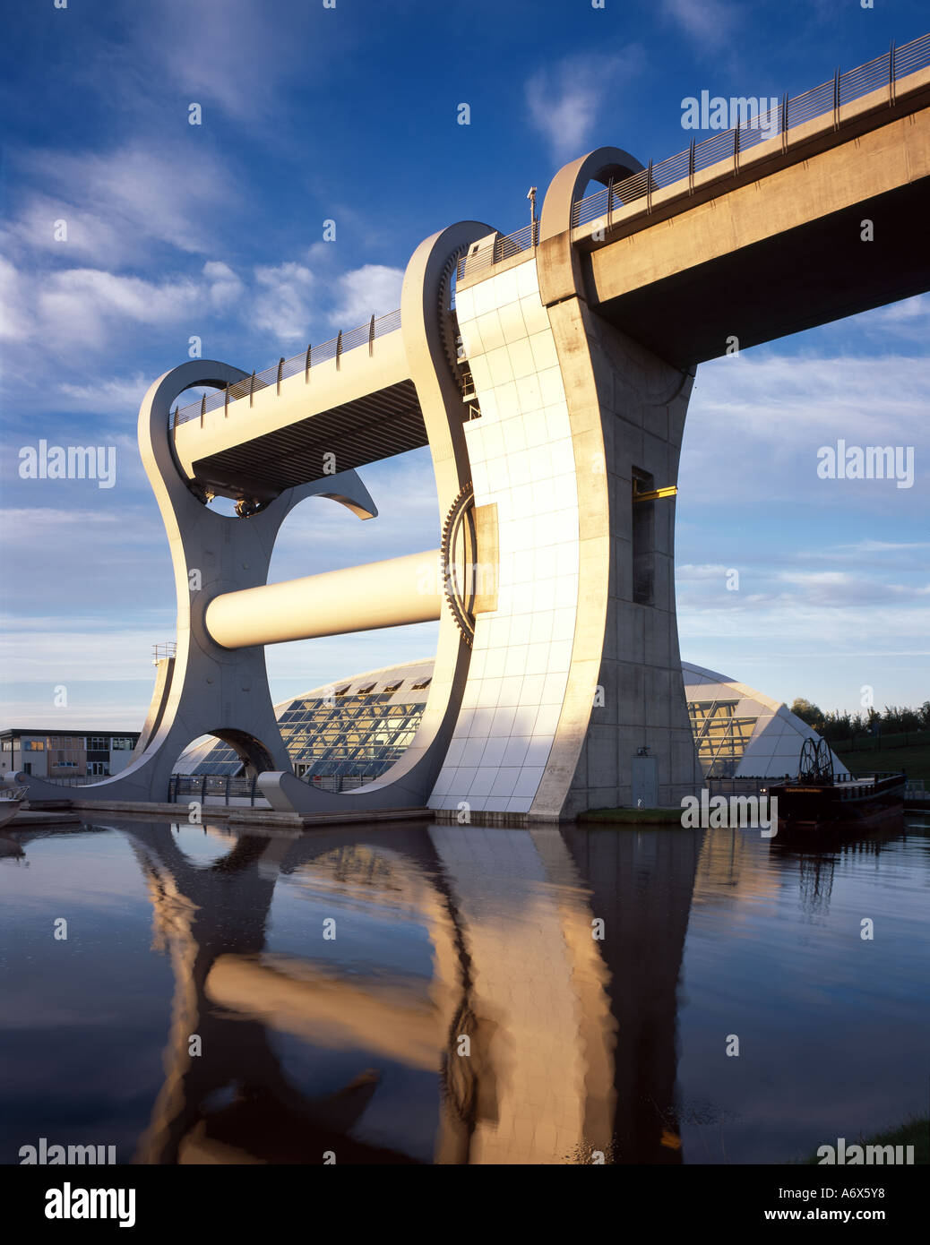 The Falkirk Wheel, Rough Castle, near Falkirk, Scotland. Architect ...