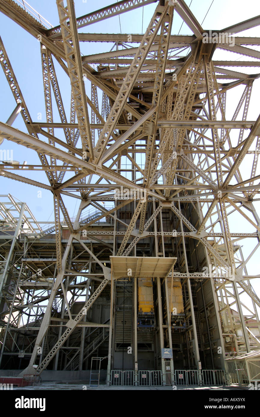 The exterior of shaft number one of the Cullinan diamond mine in ...