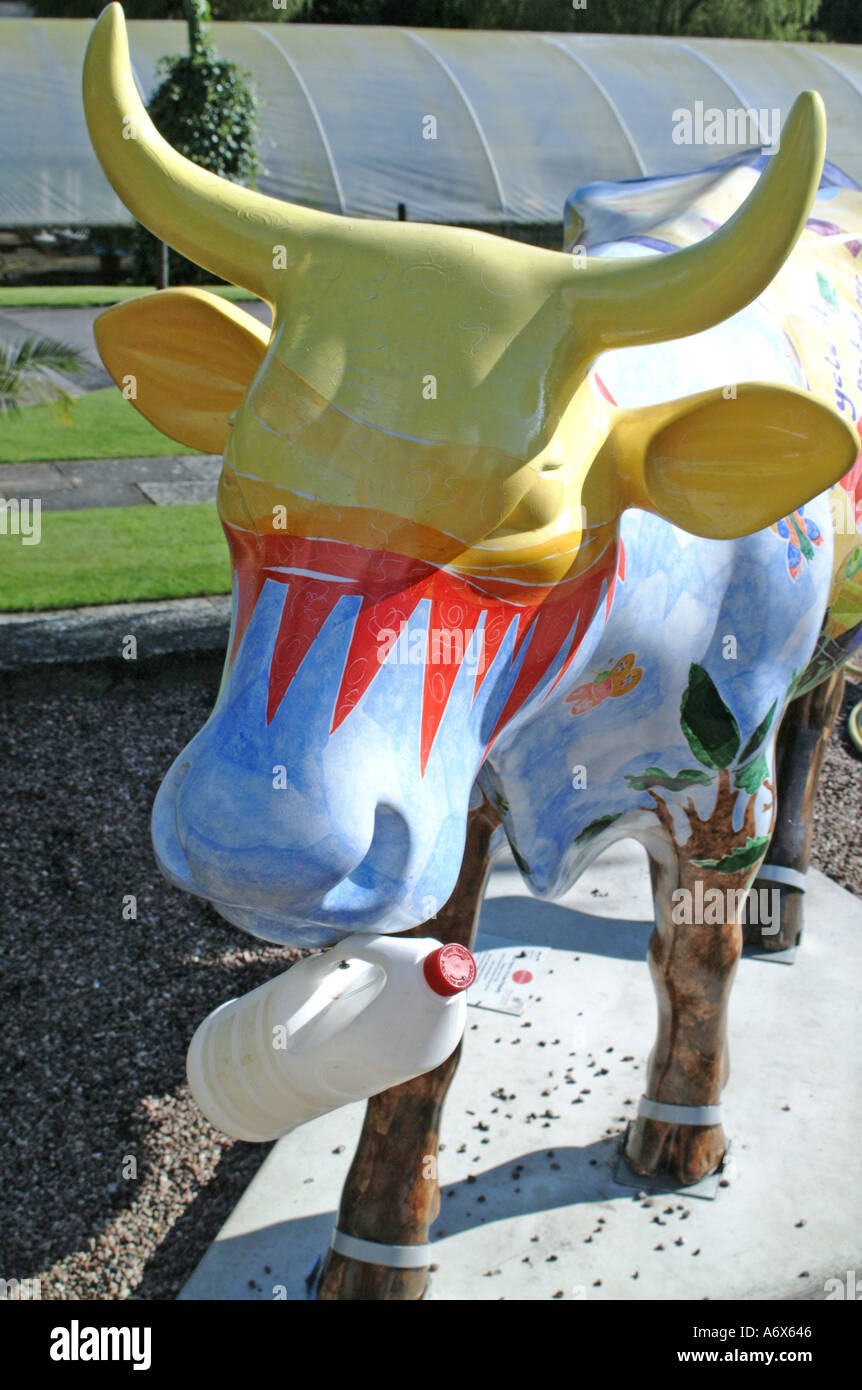 Cow Parade Manchester Stock Photo - Alamy